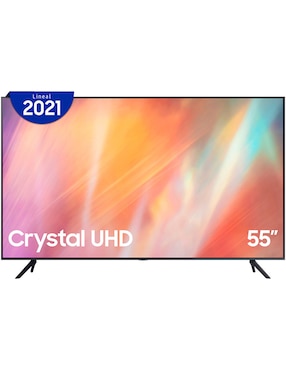 Pantalla Samsung Crystal UHD smart TV de 55 pulgadas 4K UN55AU7000FXZX